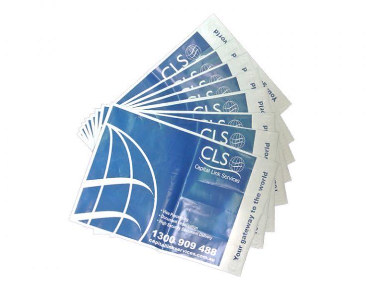 Factory Custom Size Printed Plastic Courier Dhl Express Flyer Large ...